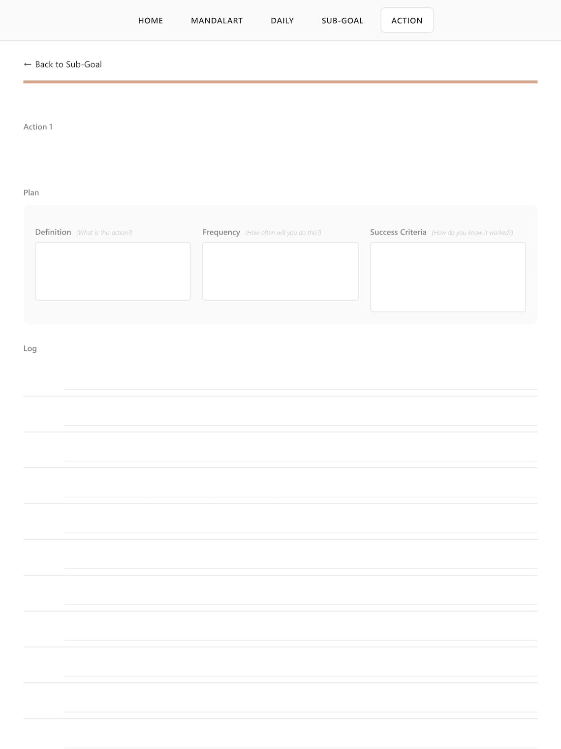2026 Mandalart Goal Planner | Interactive PDF for a Calm & Intentional ...