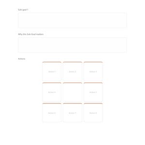 2026 Mandalart Goal Planner | Interactive PDF for a Calm & Intentional ...