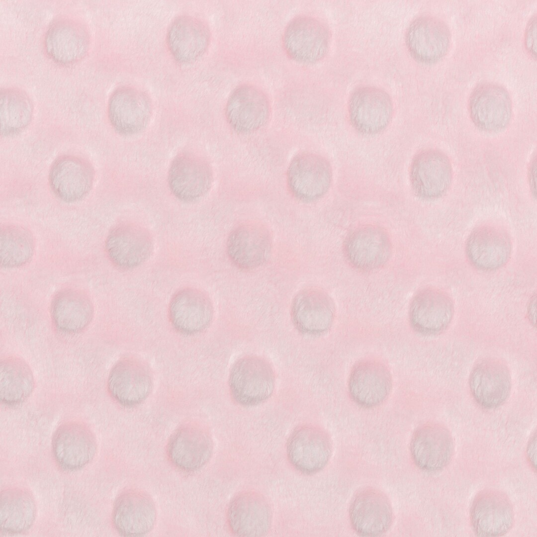 Pink Dimple Dot Cuddle Minky Fabric | 58/60" Wide-bty - Etsy