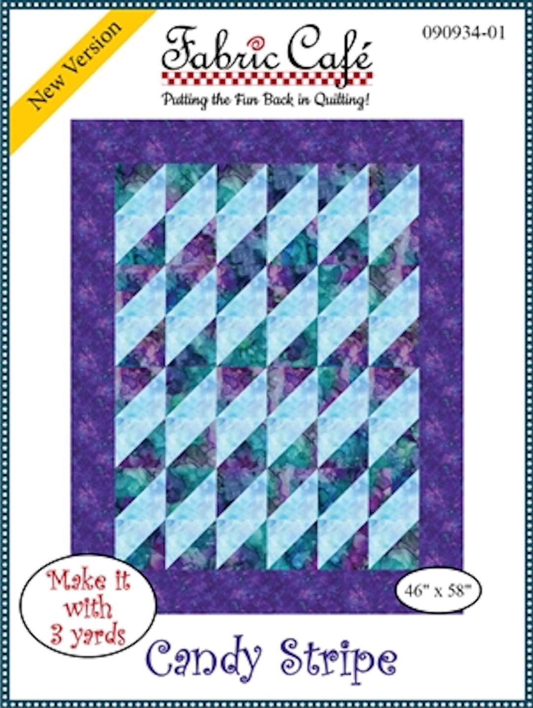 Candy Stripe 3-yard Quilt Pattern - Etsy