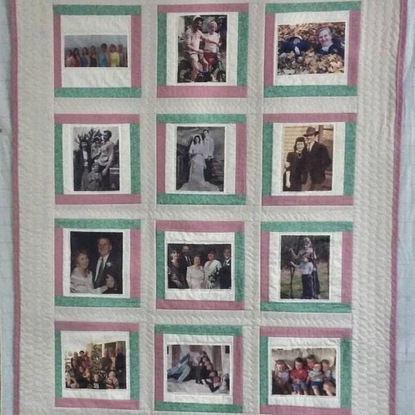 Photo Quilt - Etsy