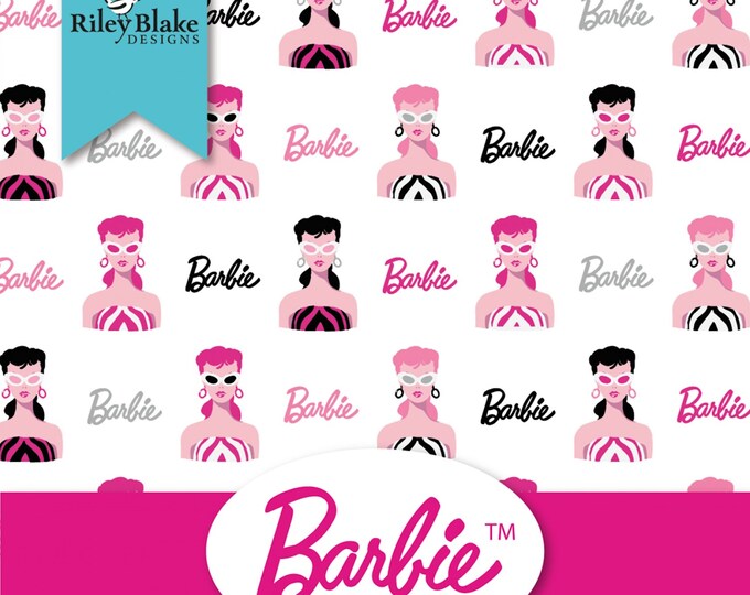 Barbie 5in Squares, 42pcs, 5-9730-42 From Riley Blake Designs Barbie ...