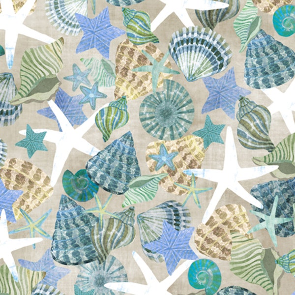 Seashore Fabric - Etsy