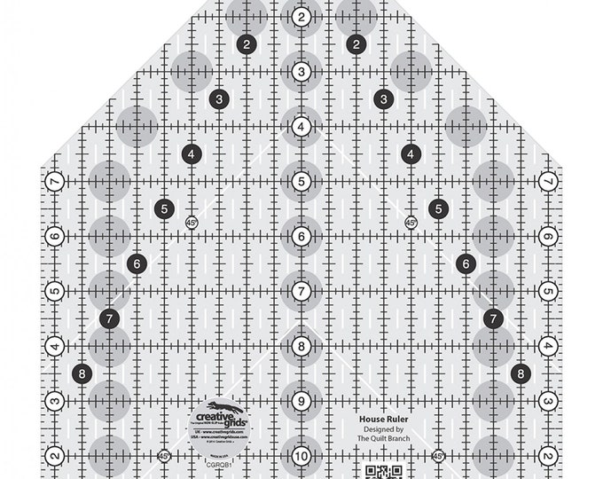 Creative Grids Kitty Cornered Ruler # CGRDH5 From Creative Grids USA by ...