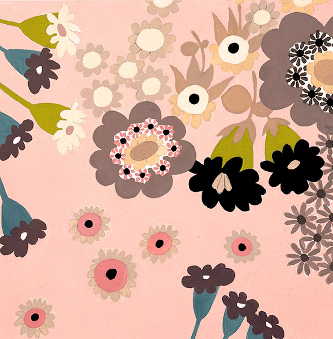 A Ghastlie Gerber-9064b 24 Repeat From Alexander Henry-by the Yard - Etsy