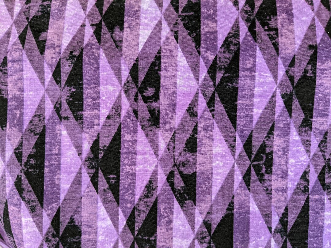 Michael Miller CX5999-PURP-D, Purple and Black Geometric Print - Etsy