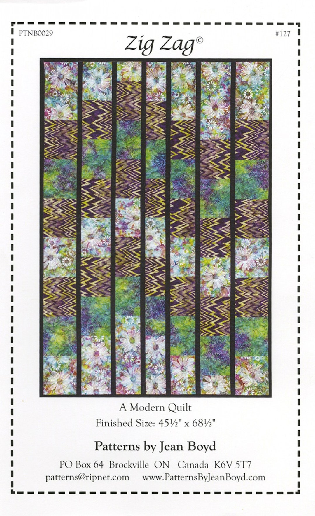 Da Jean Boyd Patterns di Jean Boyd zig zag JBP127 - Etsy Italia