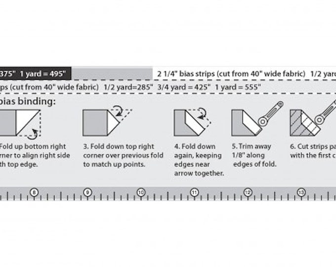 Creative Grids Bias Binding Simplified Quilt Ruler # CGRABB1, Easiest ...