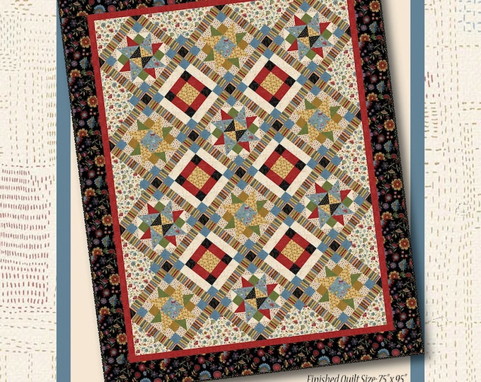 BOLD BLOCKS 3 Yard Quilt Pattern-lap Size Quilt - Etsy