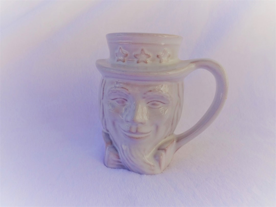 Frankoma Pottery Uncle Sam Bicentennial Mug - Etsy
