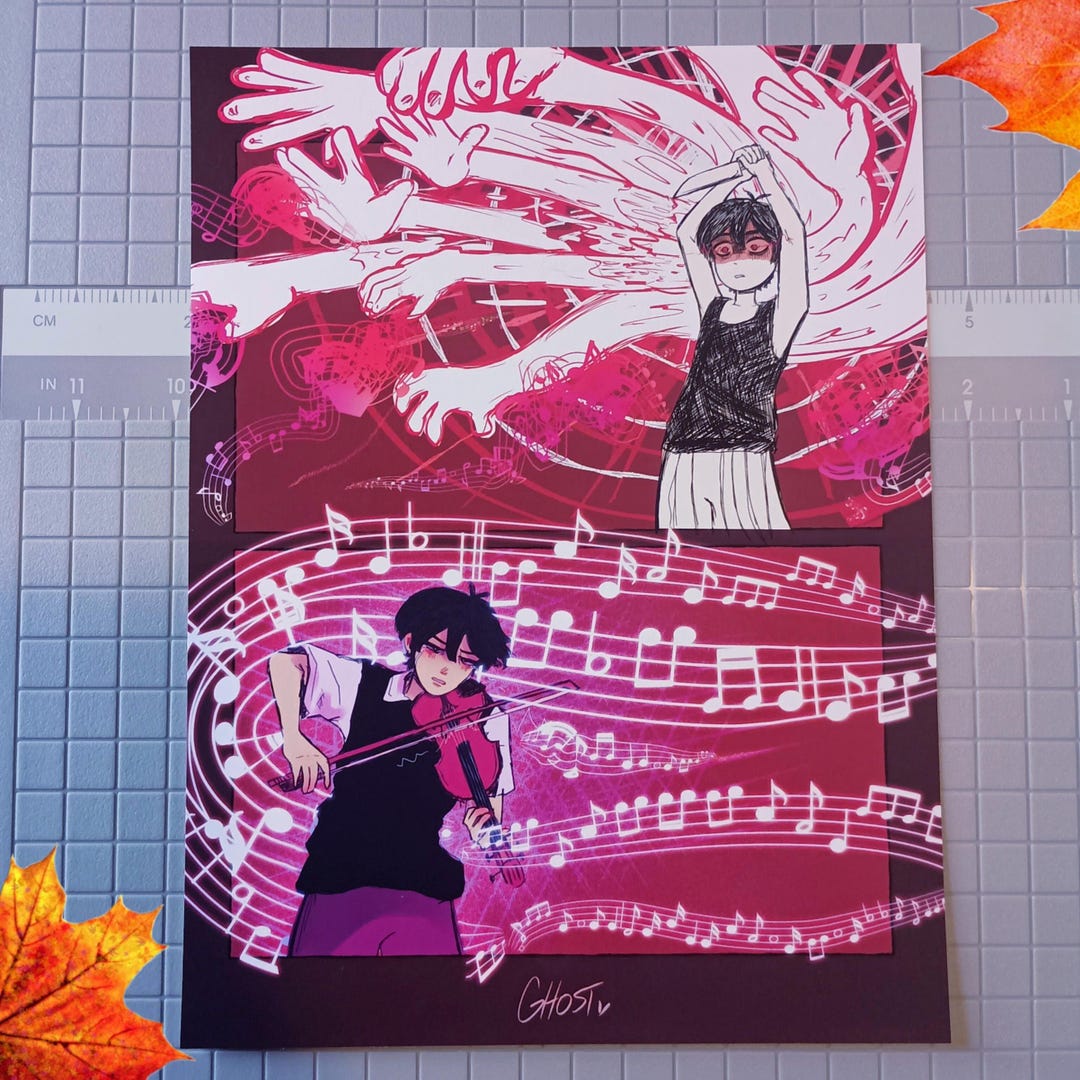 Omori Art Print | Omori and Sunny | Small and Medium Print Available - Etsy