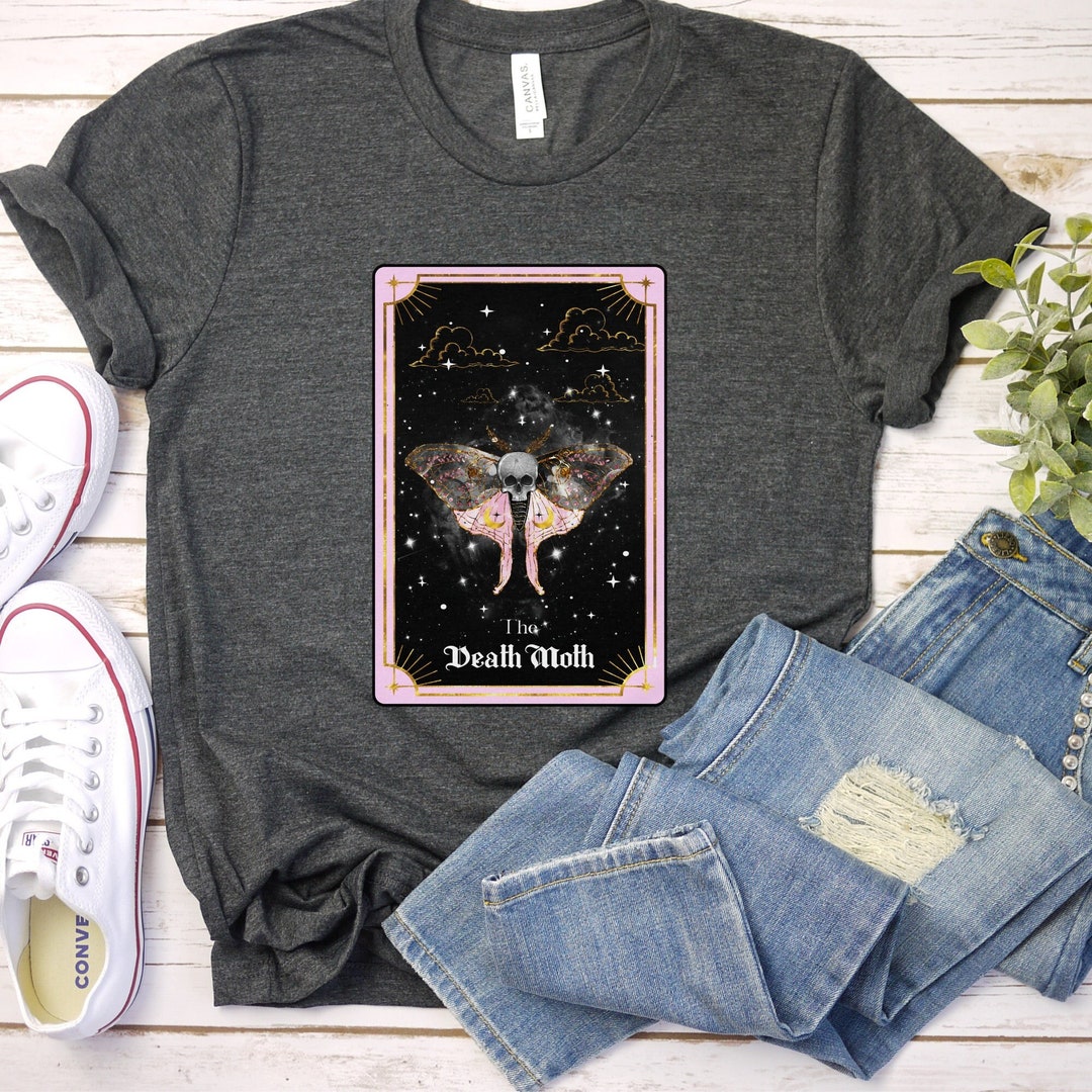 The Death Moth Tarot Card Deaths Head Moth Shirt Tarot Card - Etsy