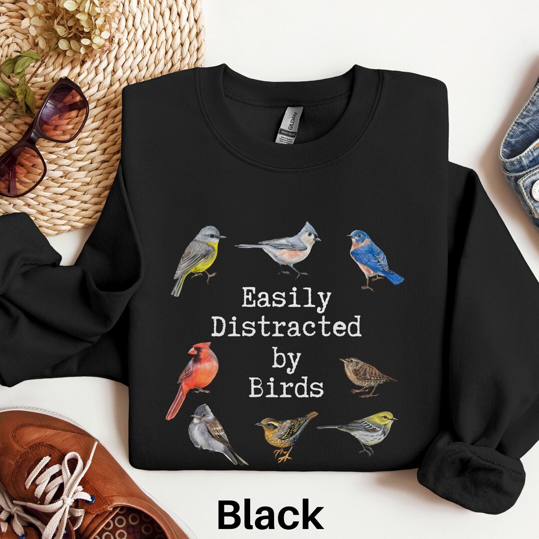 Bird Lover Sweatshirt, Bird Lover Gift, Bird Watching Shirt, Cardinal ...