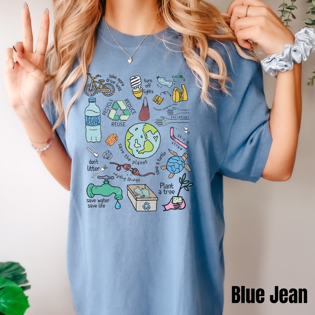 Save the Planet Shirt, Comfort Colors® Earth Day Shirt, Environmental ...