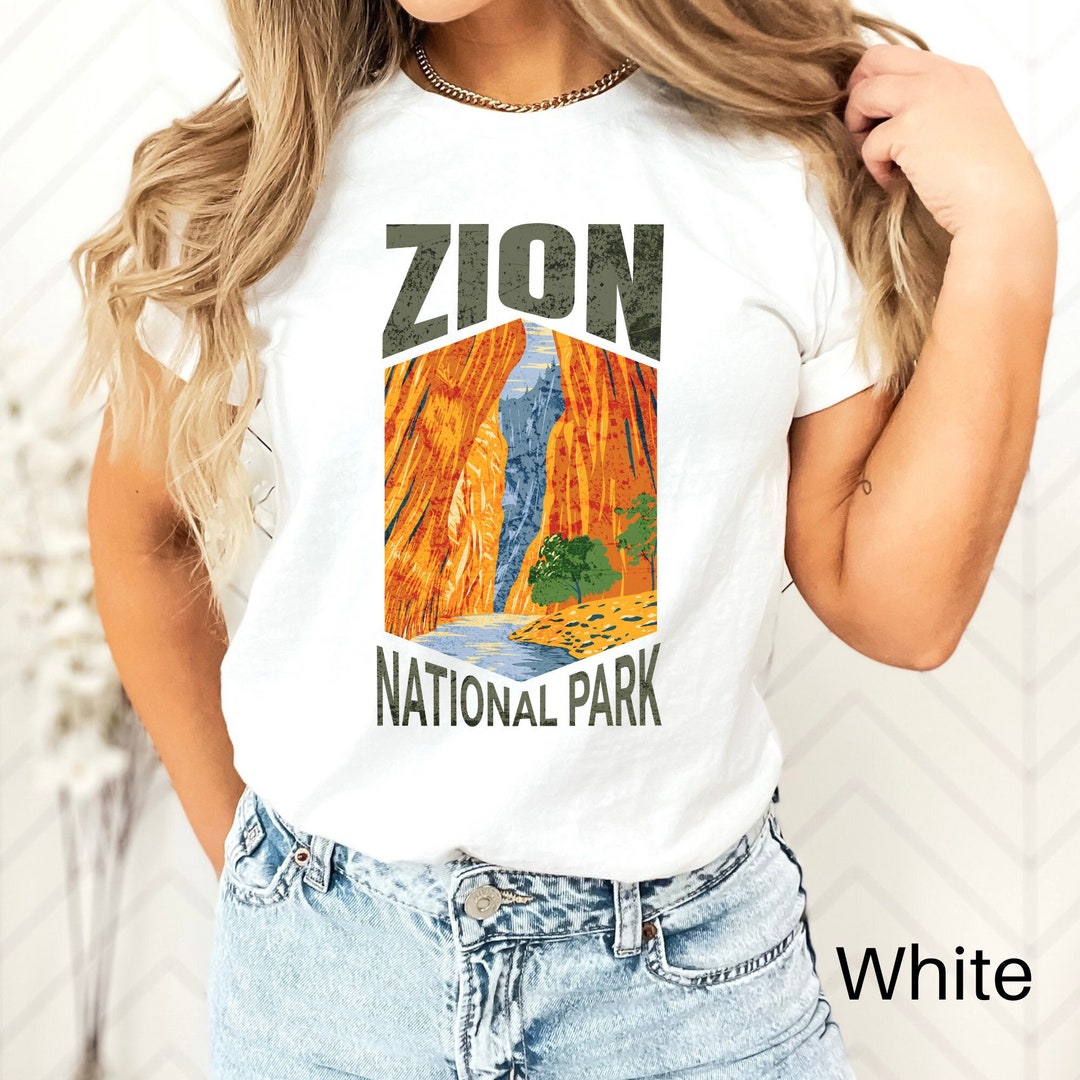 Zion National Park Shirt, National Parks Shirt, Nature Lover, Hiking ...