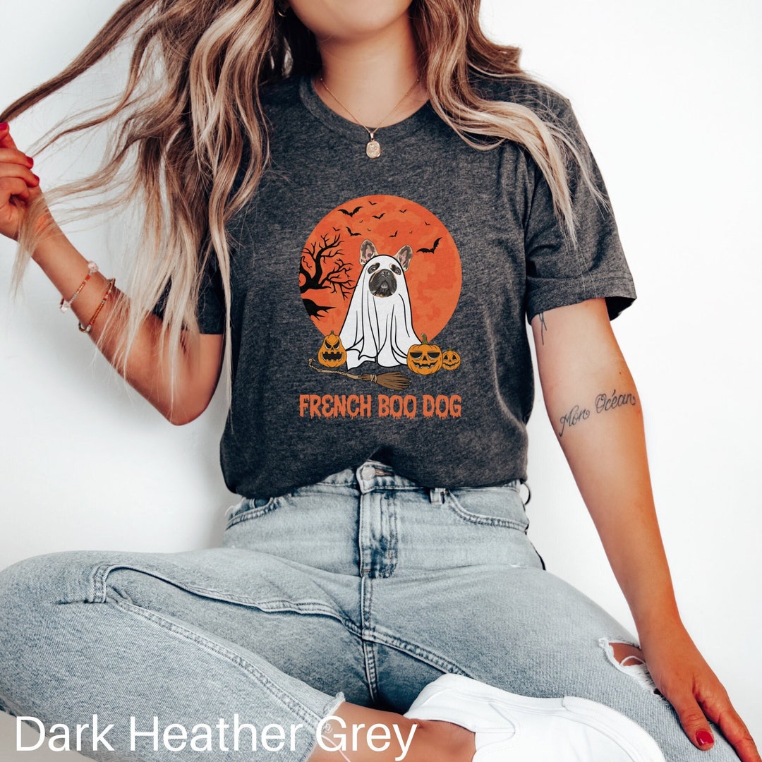 French Bulldog Shirt, Frenchie Halloween Shirt, Ghost Dog Shirt ...