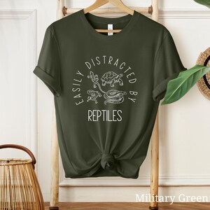 Reptiles Shirt, Easily Distracted by Reptiles Shirt, Amphibians Shirt ...