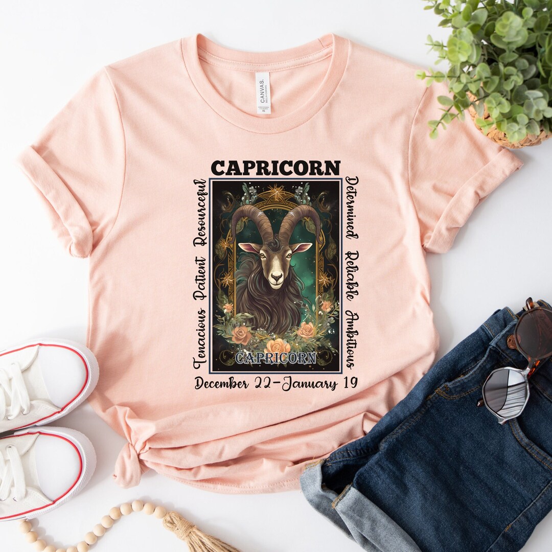 Capricorn Shirt, Zodiac Shirt, Capricorn Gift, Horoscope Shirt ...