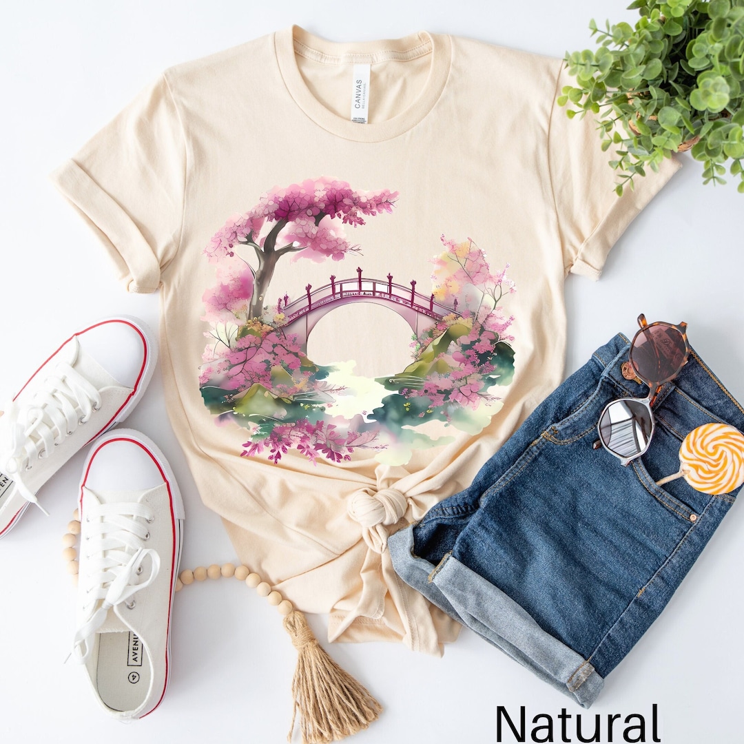 Sakura Shirt, Cherry Blossom Shirt, Japanese Shirt, Japan Shirt, Japan ...