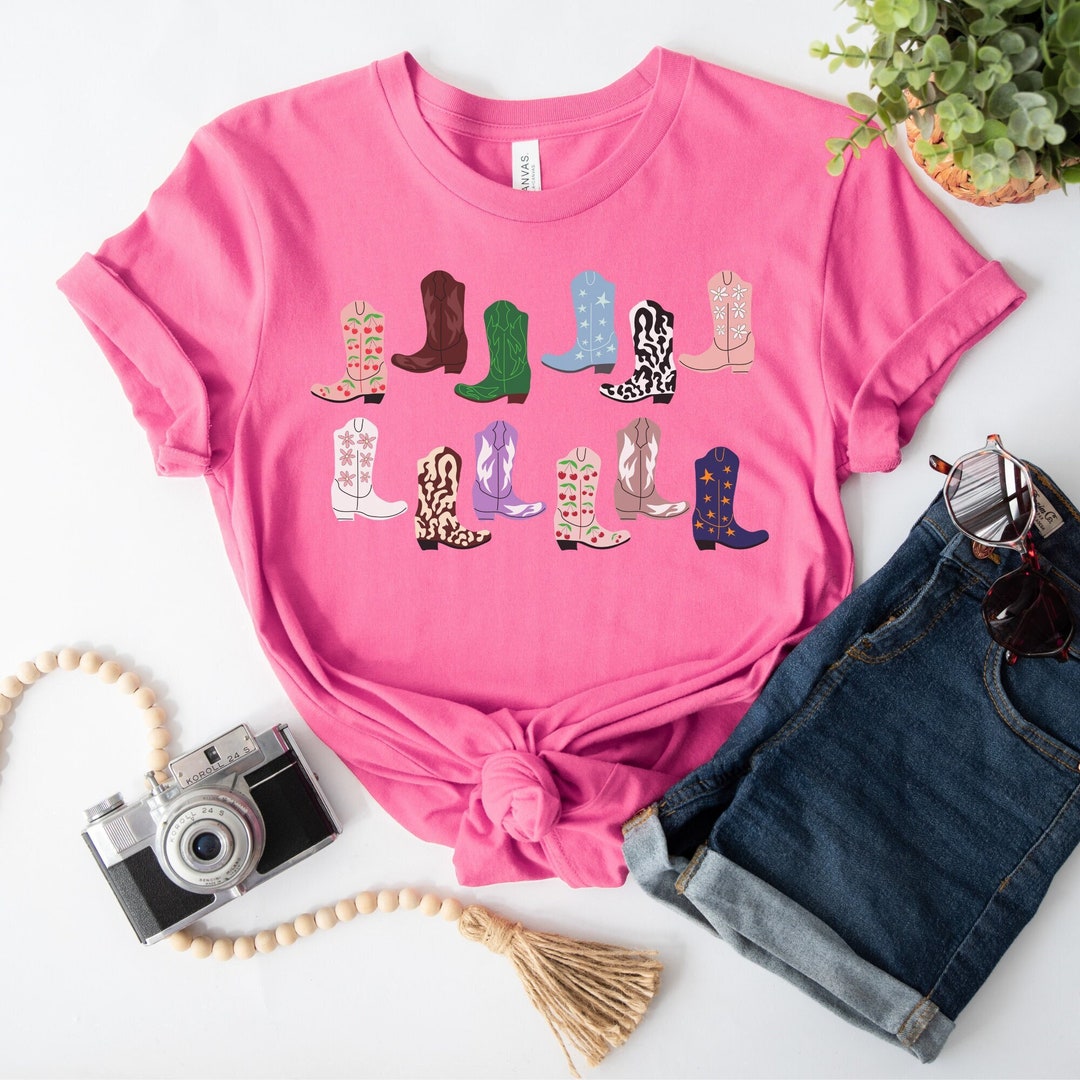 Cowboy Boots Shirt, Cowgirl Shirt, Country Girl Shirt, Cowgirl Boots ...