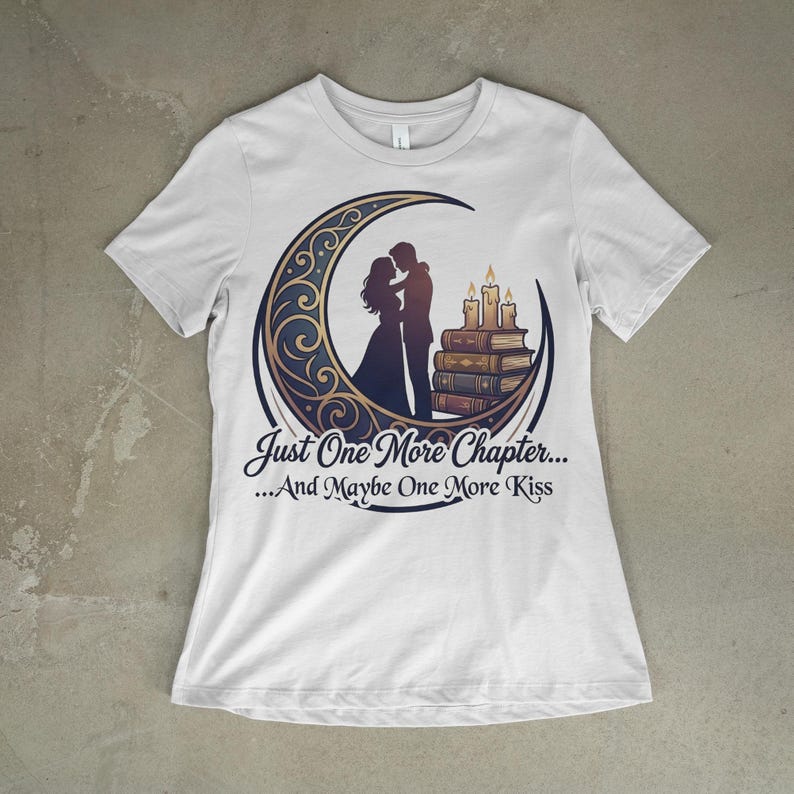 Book Lover PNG Shirt Design, Dark Academia Romantasy Graphic, Bookish ...