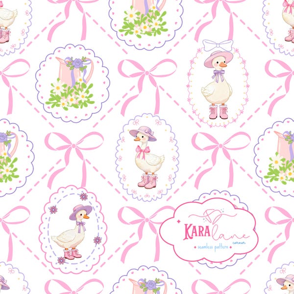 Goose Wallpaper Pink - Etsy