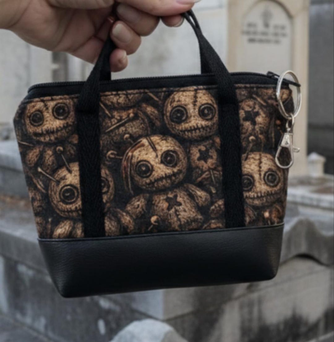 The Devious One, Voodoo Doll Handmade Inspired Mini Keychain Purse - Etsy