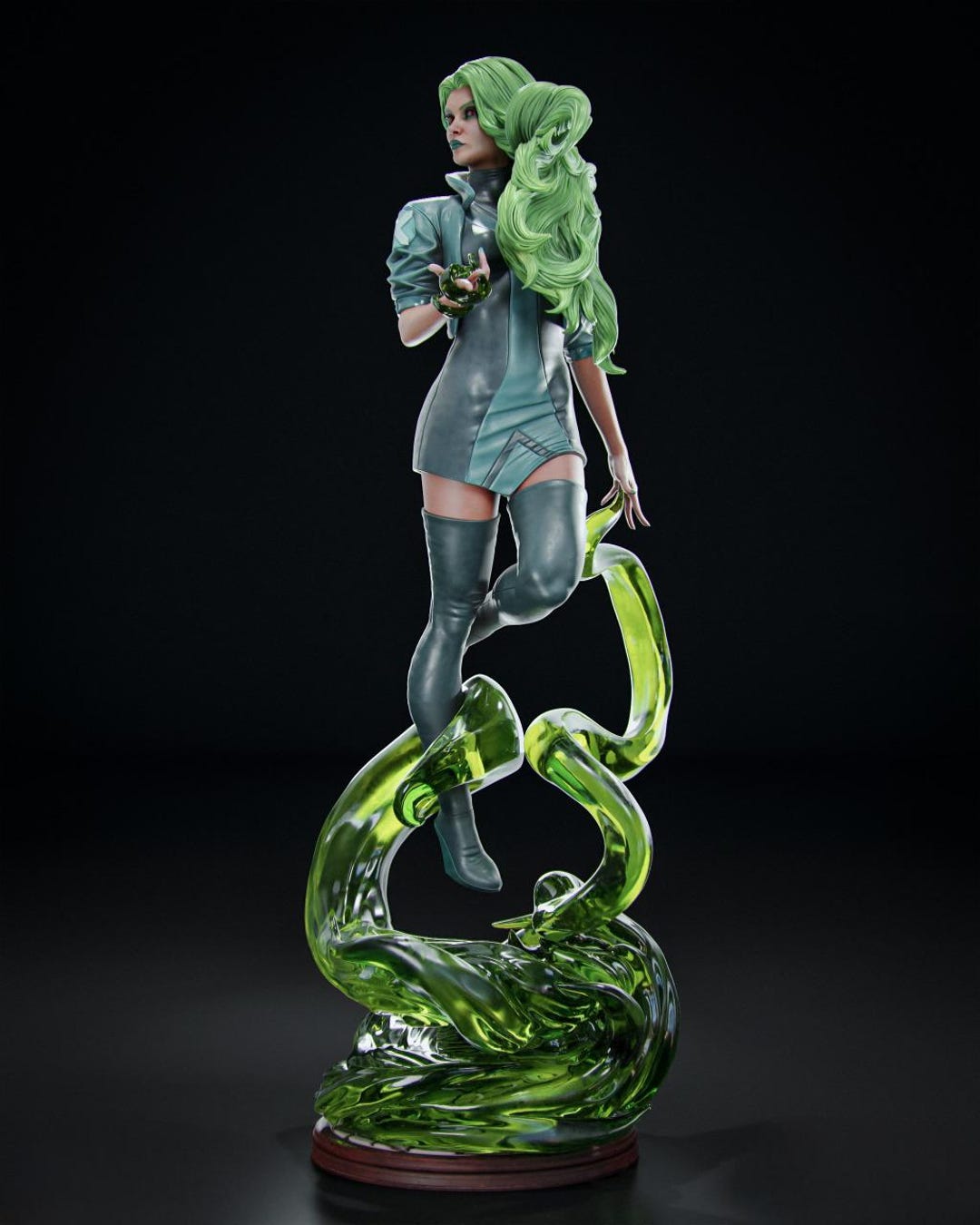 Elegant Mutant Queen 3D Print Model | Fashion Figure for Resin & FDM - Etsy
