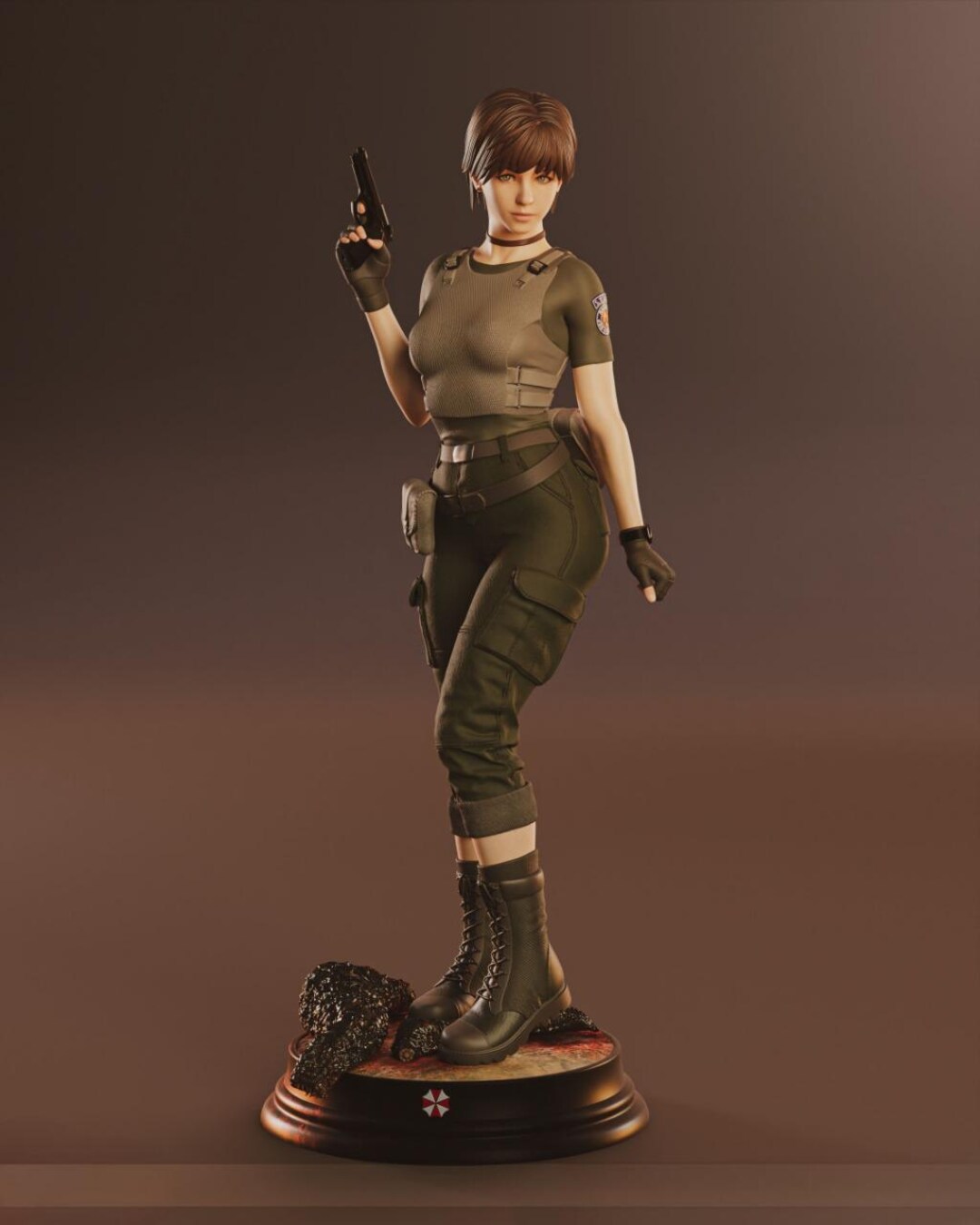 Brave Survival Heroine 3D Print Model | Action Figure for Resin - Etsy