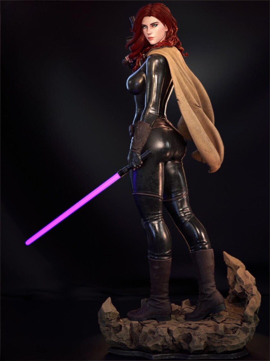Legendary Force Warrior 3D Print Model | Elegant Figure for Resin & FDM ...