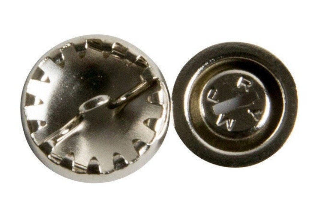 18L COVER BUTTONS With Teeth (3/8" 11.5mm) Half-ball Aluminum Pass-thru ...