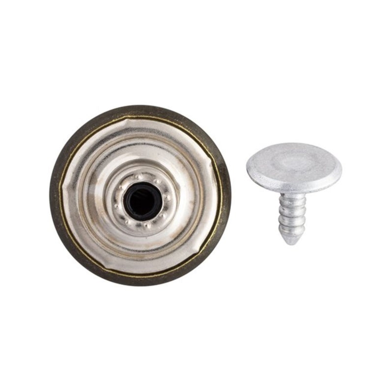 Oak Leaf Jean Tack Button Size 27L (11/16") ANTIQUE BRASS - Etsy