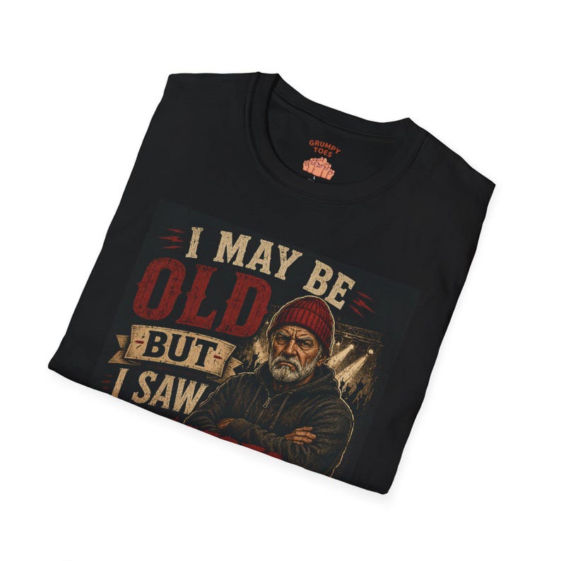 Old Man Concert Humor T Shirt, No Phones Allowed, Vintage Rock & Roll ...