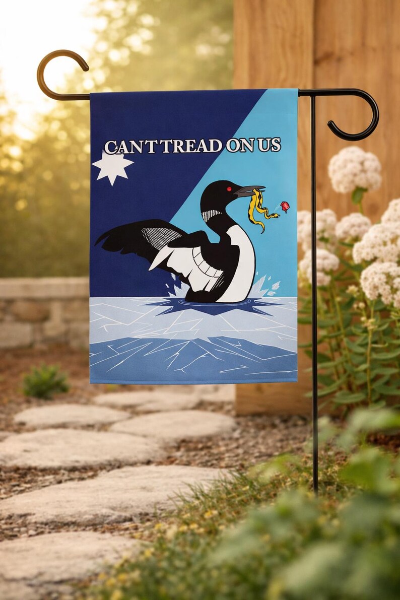 Can’t Tread on Us Minne-sota Loon Flag, Perfect Gift for Lake Lovers ...