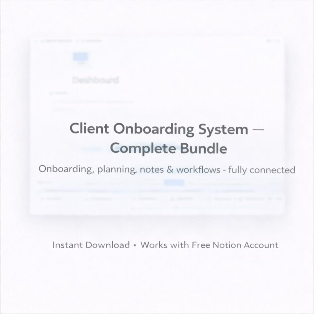 Client Onboarding System – Complete Onboarding OS (bundle) - Etsy