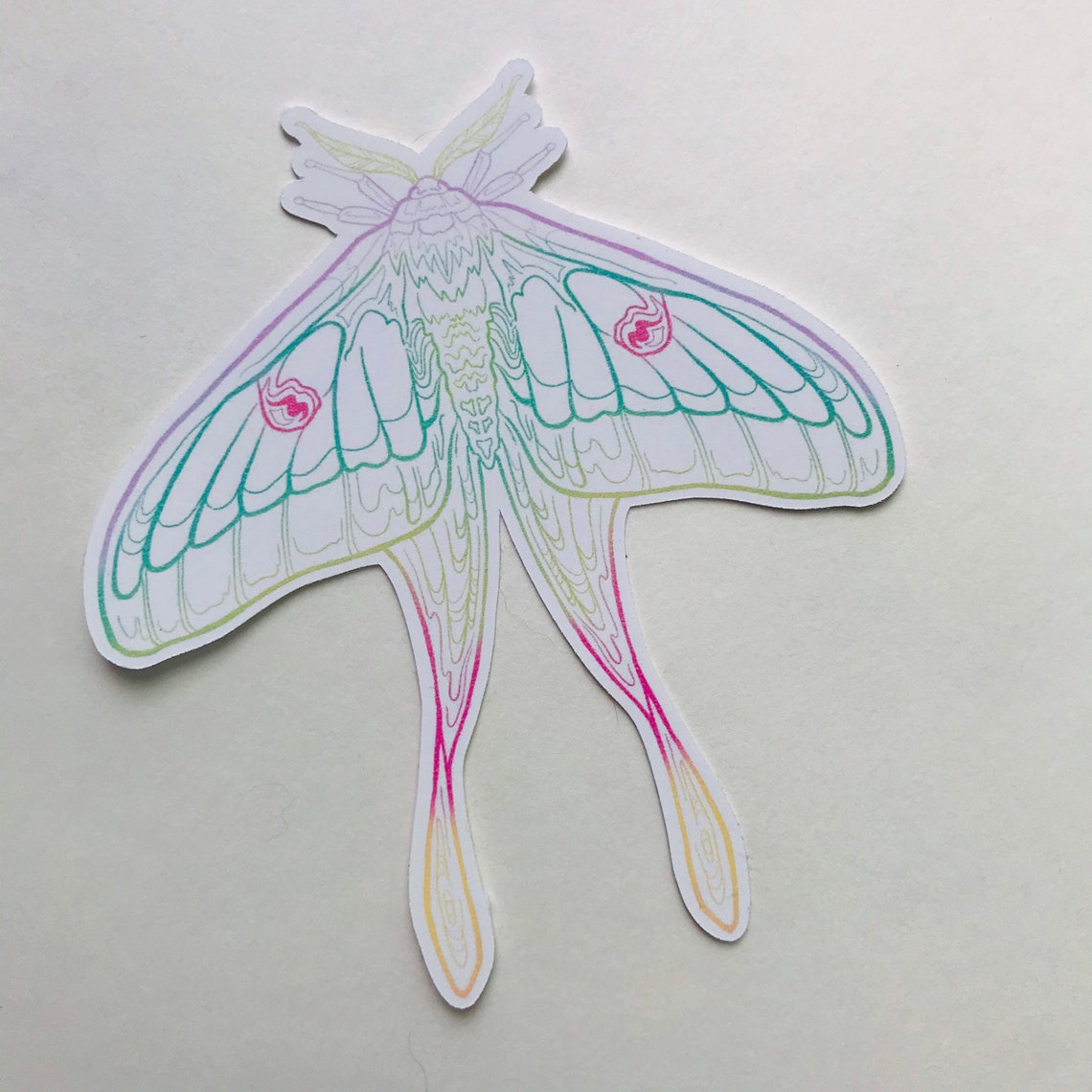 Flutter Moth Sticker Packs - Etsy