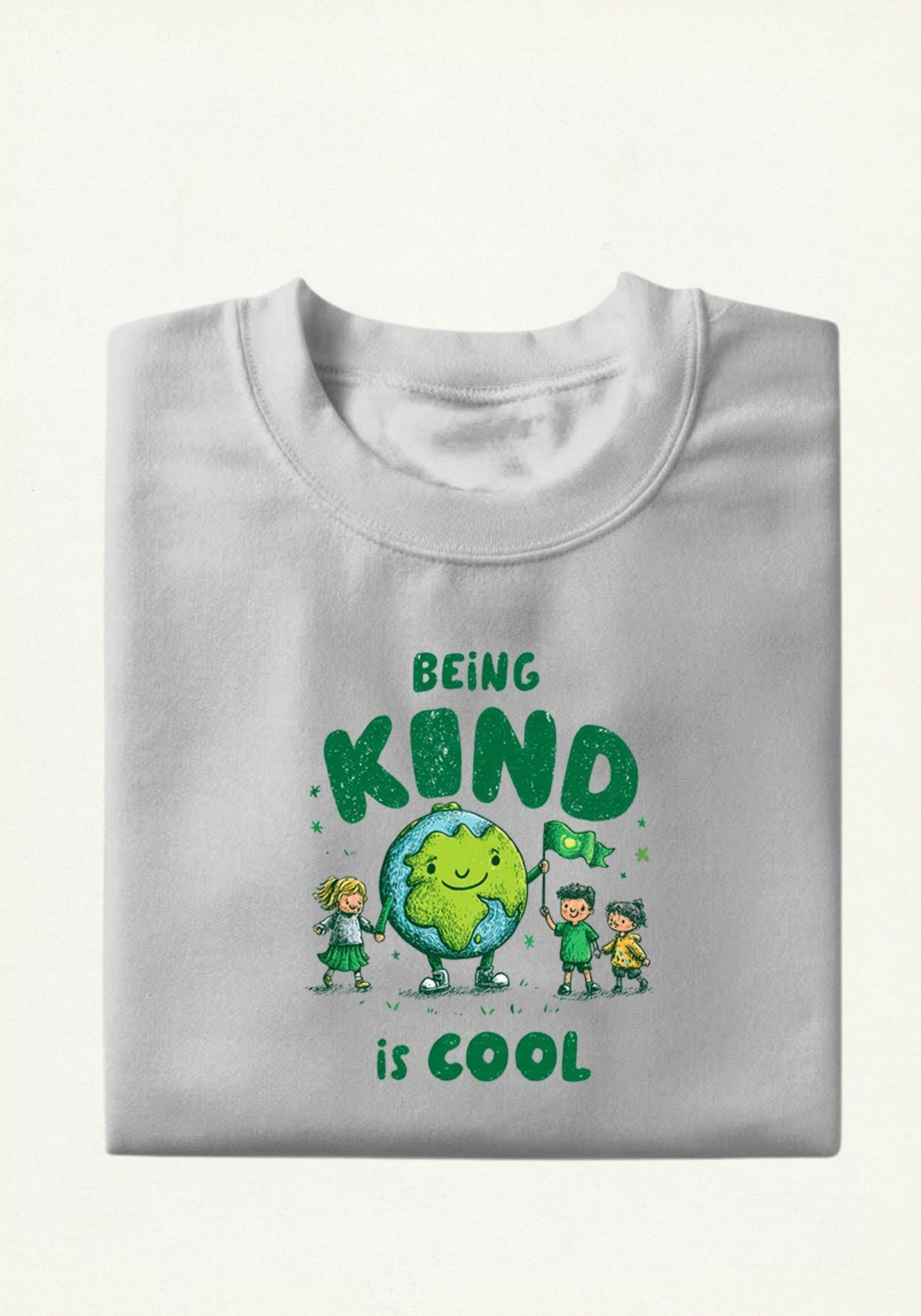 Being Kind Earth & Kids PNG, Positive Message Design (digital Download ...