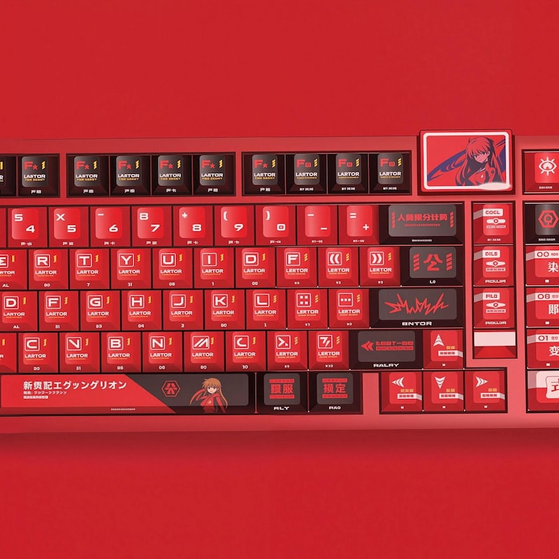 Asuka Langley Keycaps - Etsy