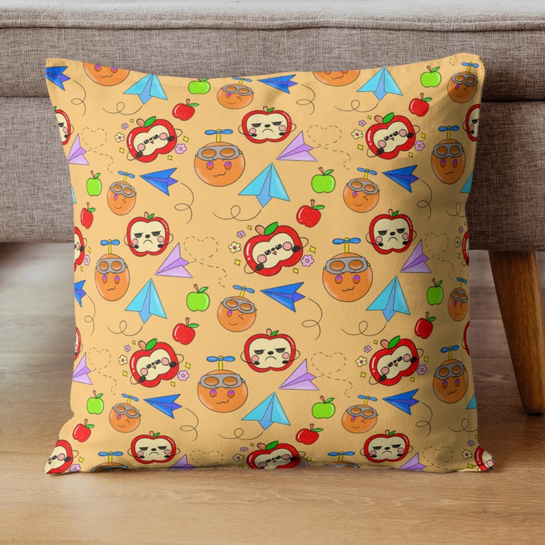 Love and Deepspace Caleb Sunny Apple Pilot Blobbu Hand-drawn Seamless ...