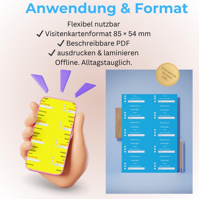 Invoice Status Cards – Printable Business Tool | Keep Track of Invoices ...