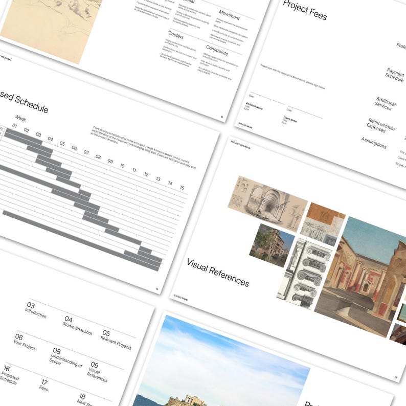 Proposal Template | Architecture Project Proposal | Win More Clients ...