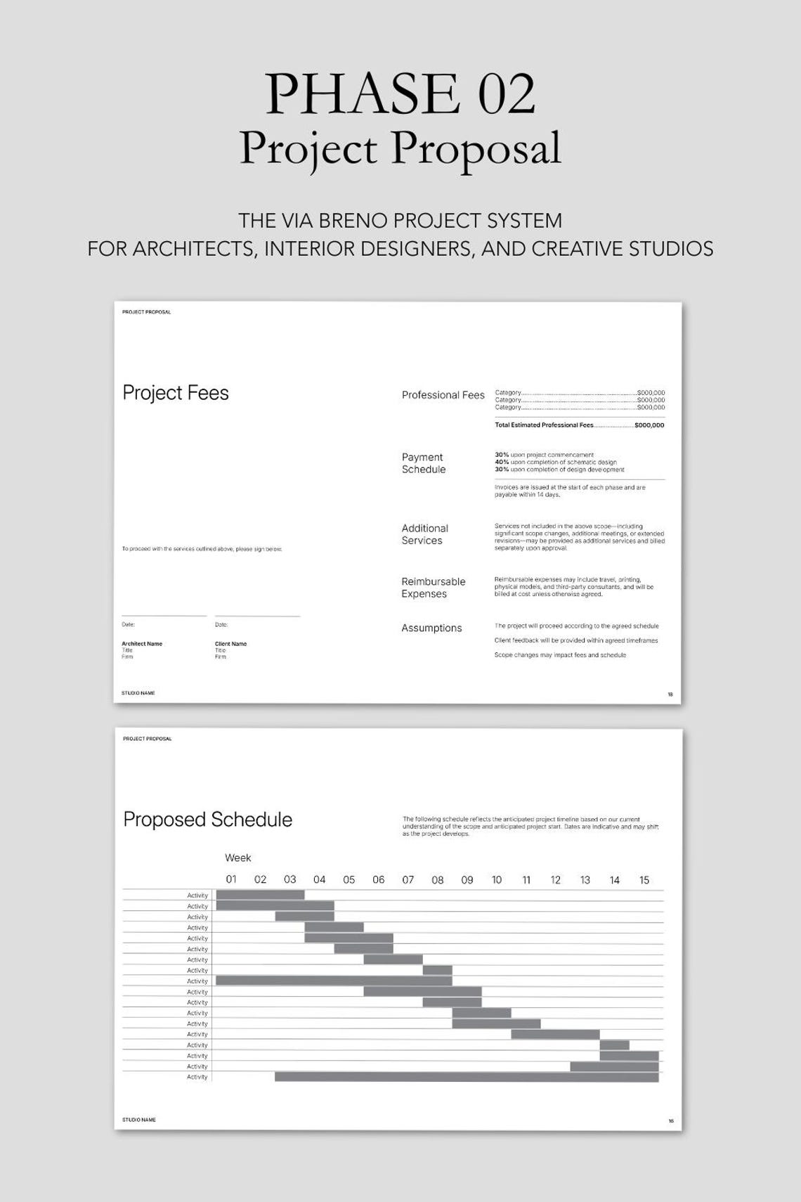 Proposal Template | Architecture Project Proposal | Win More Clients ...