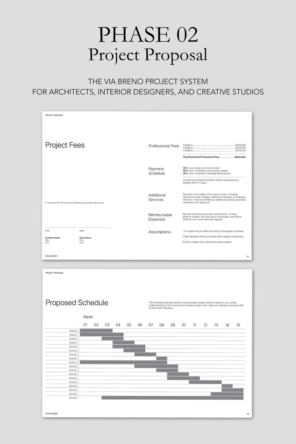 Proposal Template | Architecture Project Proposal | Win More Clients ...