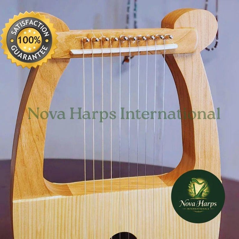 King David’s 10-string Lyre Harp – Biblical Instrument of Peace ...
