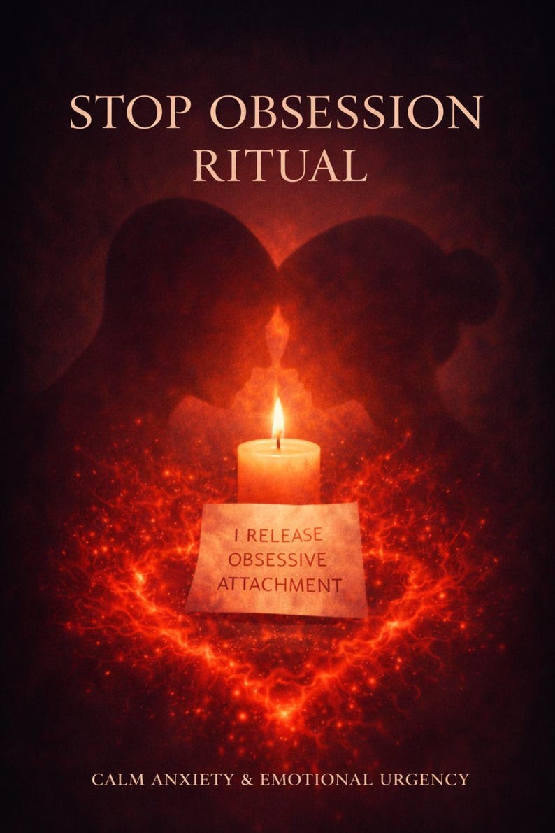 Stop Obsession Ritual – Calm Anxiety & Emotional Urgency | Simple At ...
