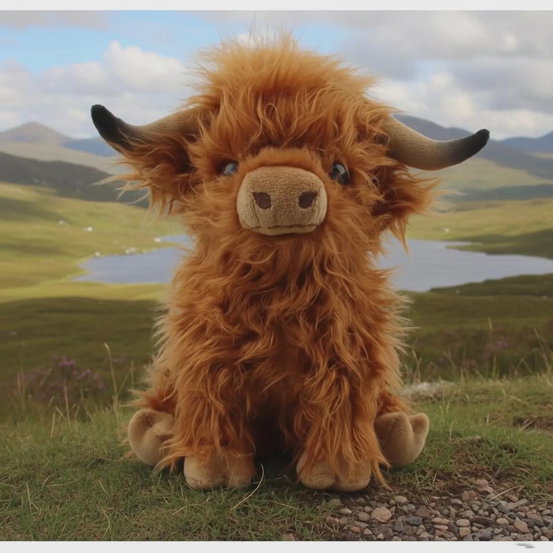 Highland Cow Anxiety Plush - Etsy Canada