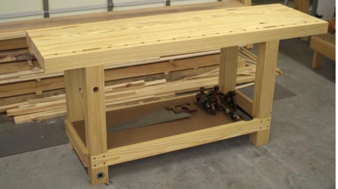 Classic Roubo Style Workbench Plans | Heavy Duty Woodworking Bench ...