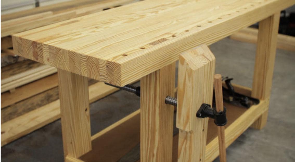 Classic Roubo Style Workbench Plans | Heavy Duty Woodworking Bench ...