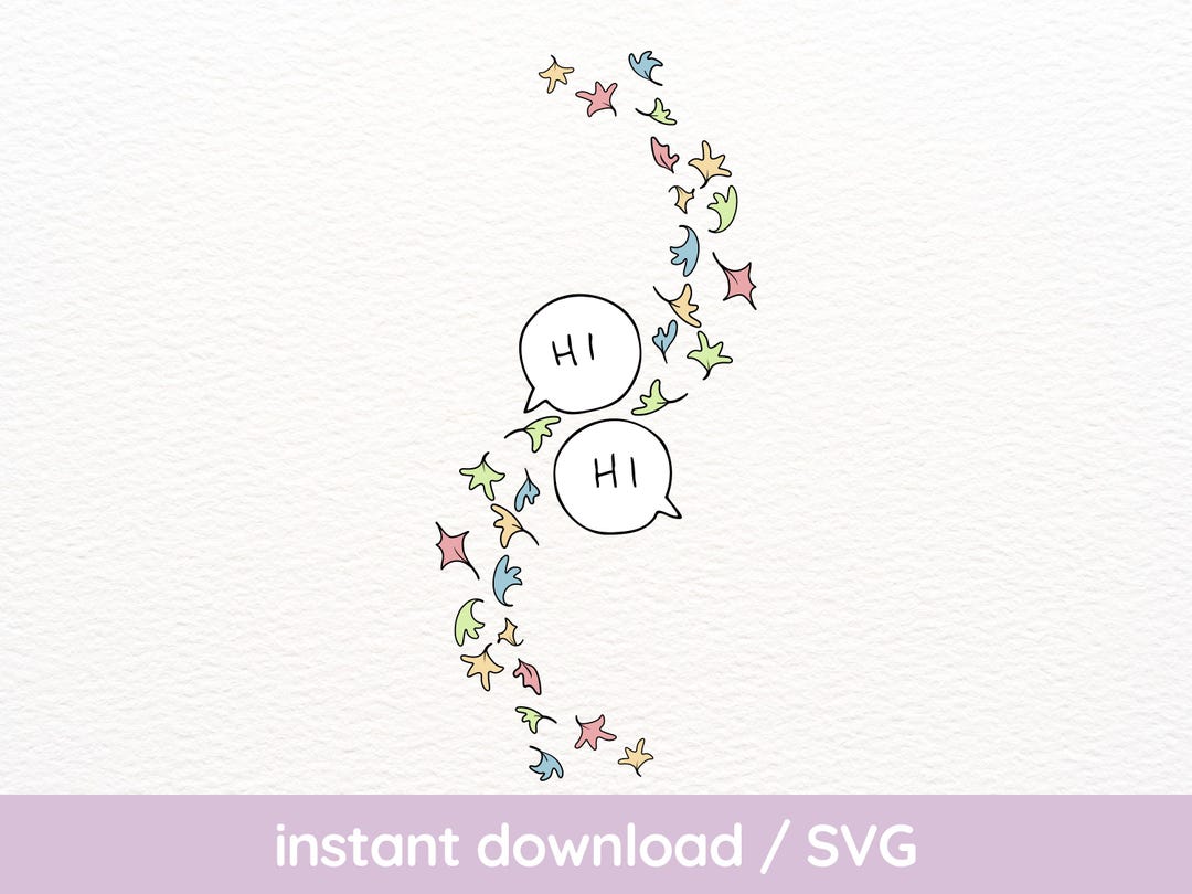 Heartstopper Leaves SVG Digital Download for Stickers Gift Wrapping ...
