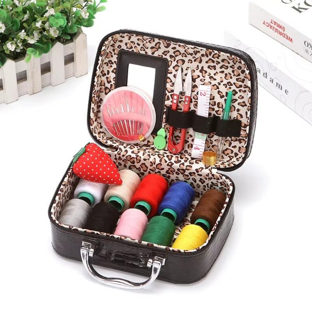 Portable Sewing Kit Organizer: Travel Sewing Bag With Luxury Tools ...